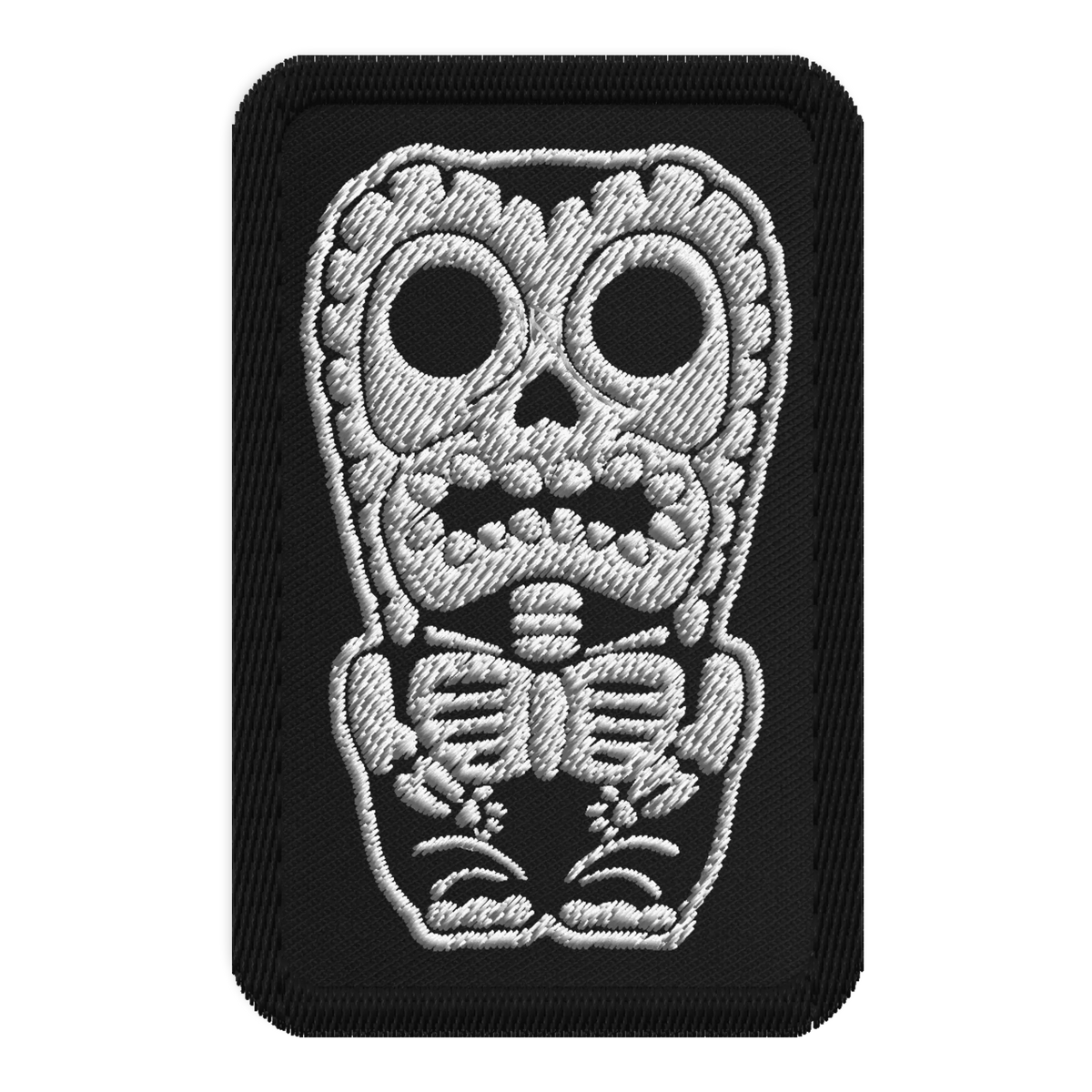 Tiki Skeleton Embroidered patch – Terrible Tiki