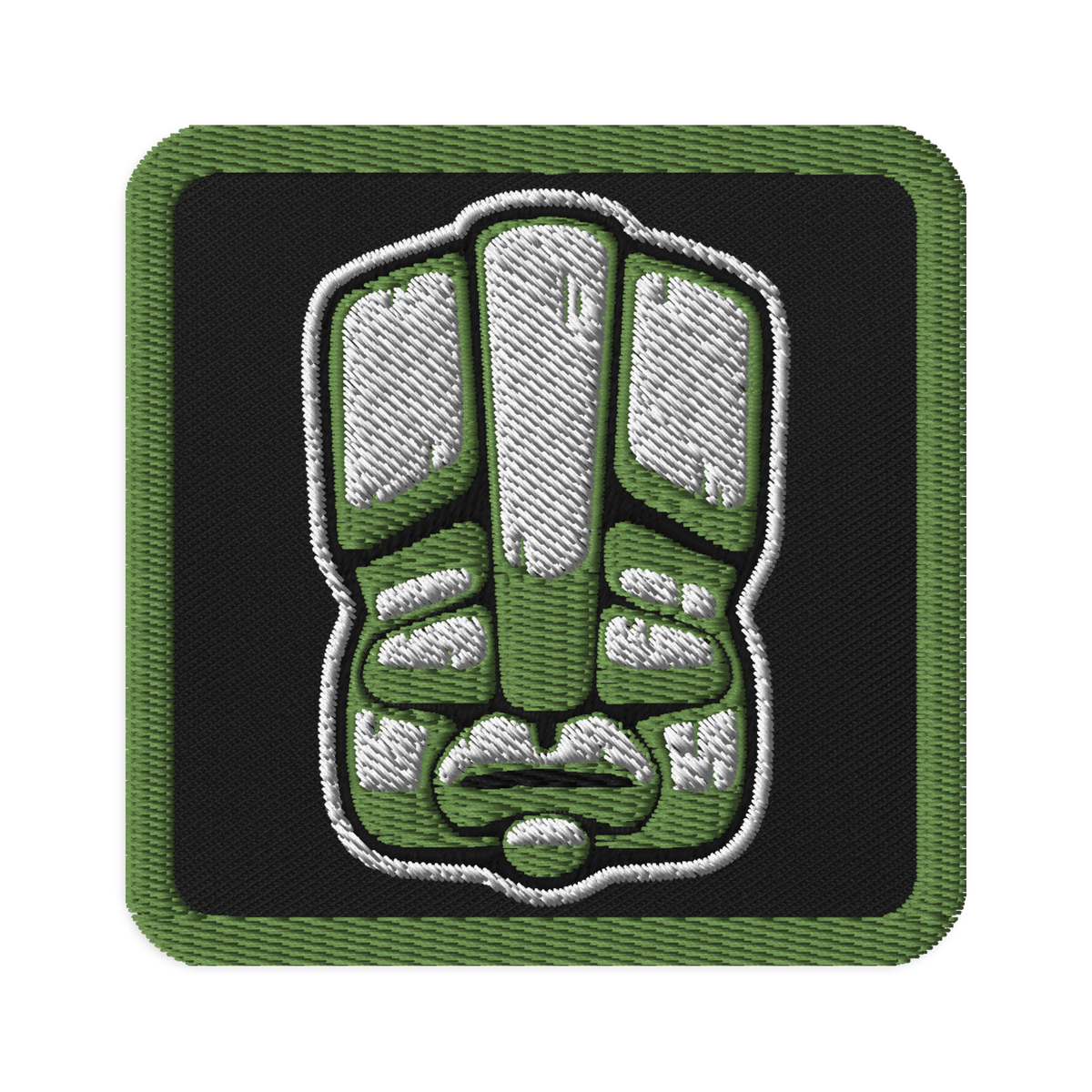 Tiki Face Embroidered patch – Terrible Tiki